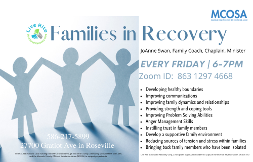 Events to help aid in Recovery | Live Rite
