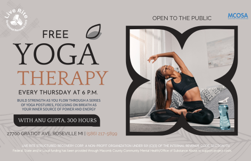 Events to help aid in Recovery | Live Rite