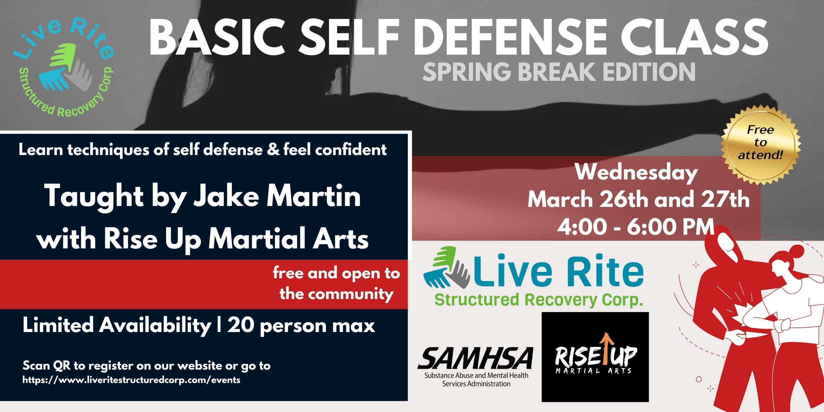 Events to help aid in Recovery | Live Rite