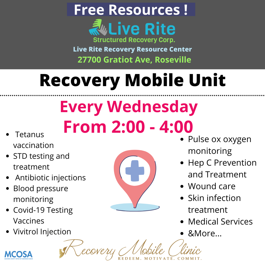 Events to help aid in Recovery | Live Rite