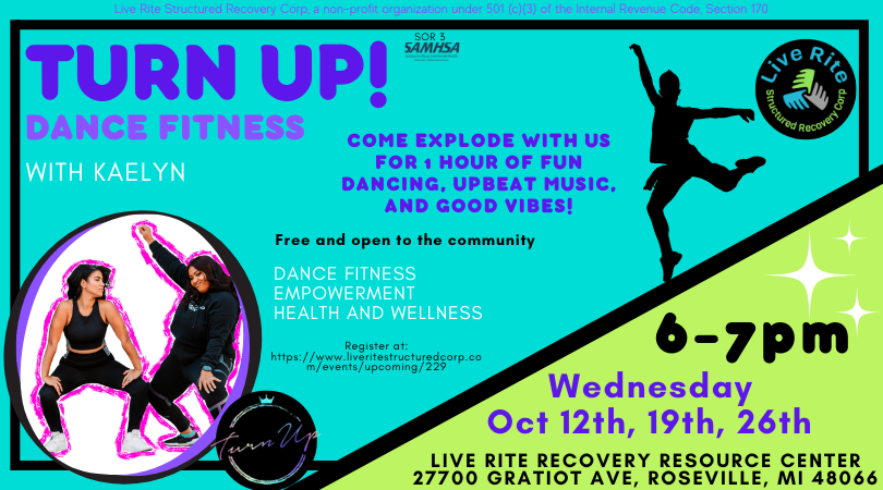 Turn up! Dance Fitness | Upcoming Events and Fundraisers